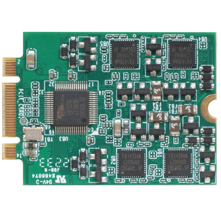 Jetway JADM2B4COM | M.2 B-key 3042, 4 COM card