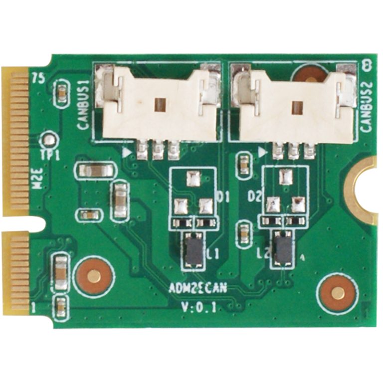 捷波 JADM2ECAN | M.2 E-key 2230 CAN 子卡